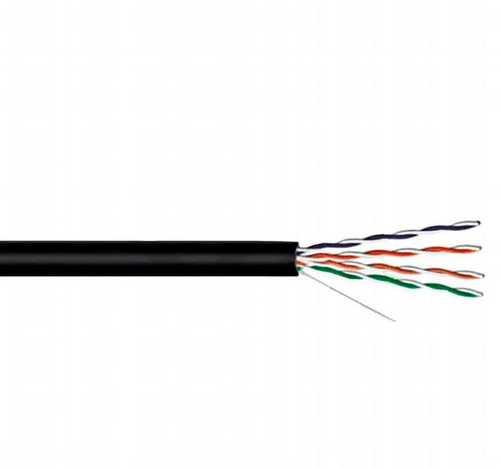 Витая пара уличная Cable qtech U/UTP 4x2 24AWGмедь