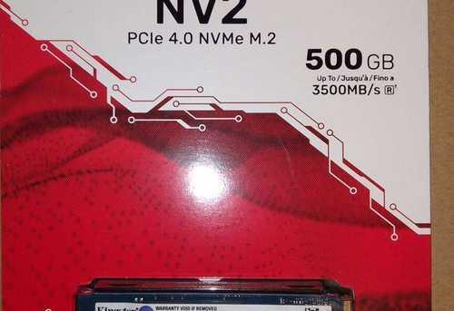 SSD M.2 накопитель Kingston NV2 500гб