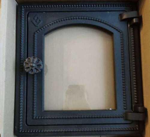 Дверца для печки со стеклом