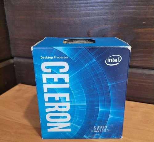 Процессор intel celeron g3930 box + новый кулер