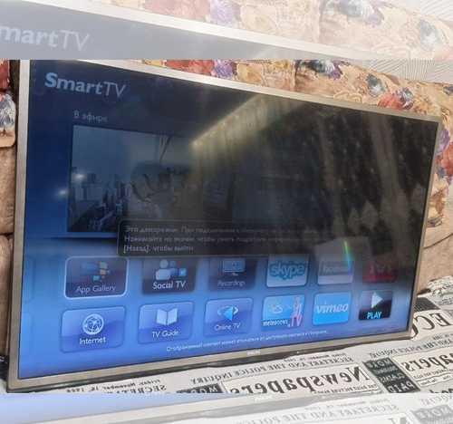 Philips.55"(140 см),smart TV.WI-FI