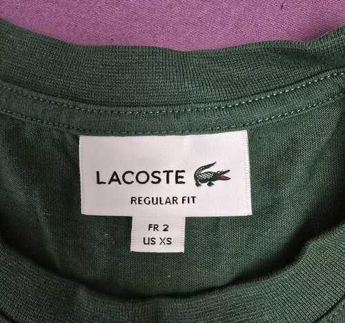 Футболка мужская lacoste xs оригинал