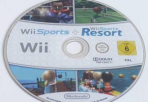 Диск Wii Sports + Wii Sports Resort