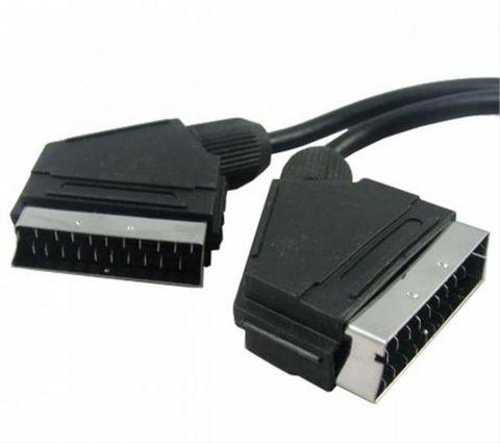 Кабель scart (21 pin) вилка - scart 2m (S8001)