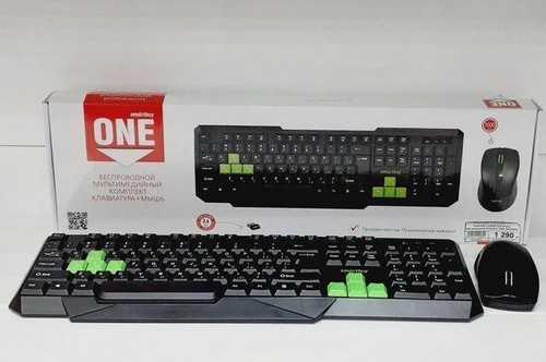 Комплект клавиатура+мышь беспроводной Smartbuy ONE
