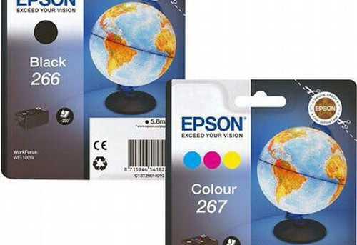 Картриджи Epson 266 Black, Epson 267 Color