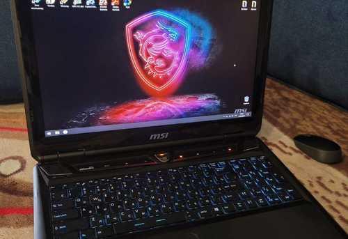 Игровой ноутбук MSI GT60, i7, gtx, 12 gb, ssd