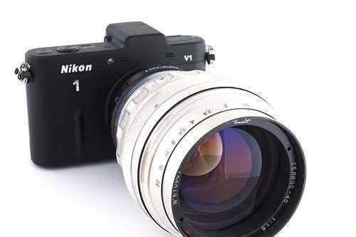 Переходник М42/Nikon на nikon 1 с чипом AF/EXP
