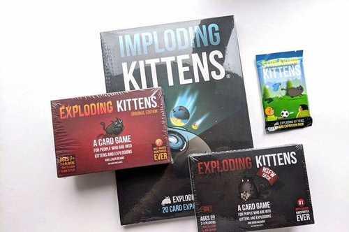 Игры серии Exploding Kittens на англ языке