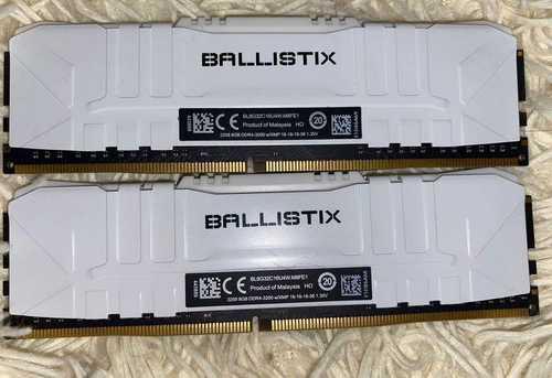 Crucial ballistix ddr4 2x8 3200 16-18-18-36