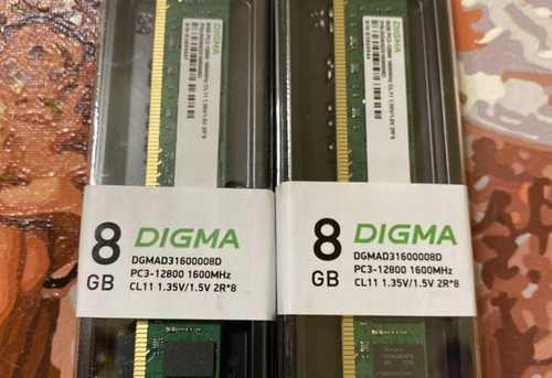 Оперативная память ddr3 2х8 gb новые