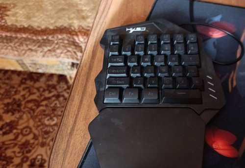 Игровая клавиатура мини с подсветкой м