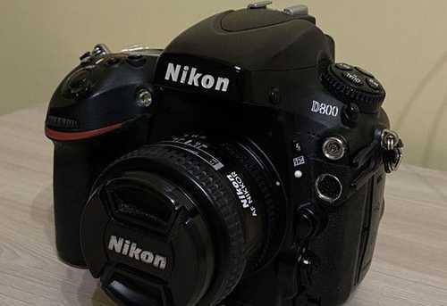 Фотоаппарат Nikon d800 + nikkor 50mm 1.4