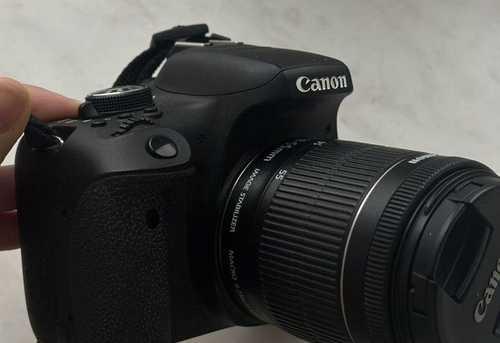 Зеркальный фотоаппарат canon eos 750d