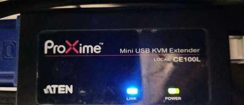 Удлинитель видео и USB по Lan (KVM)
