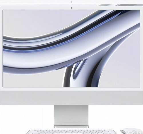 iMac 24" 2023 mqrk3 8/512 гб серебристый