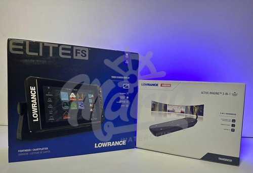 Эхолот Lowrance Elite 9 FS RUS с датчиком