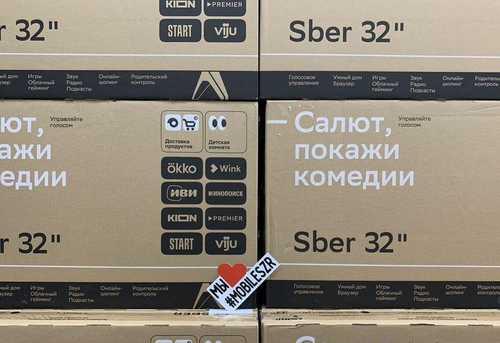 Телевизор Sber SDX-32H2120B SmartTV (черный)
