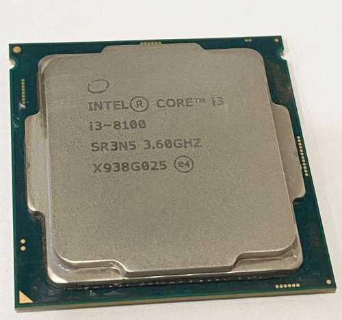 Intel core i3 8100