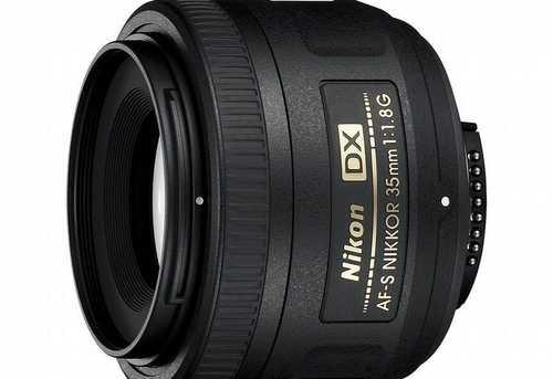 Объектив Nikon DX AF-S 35mm 1.8 G