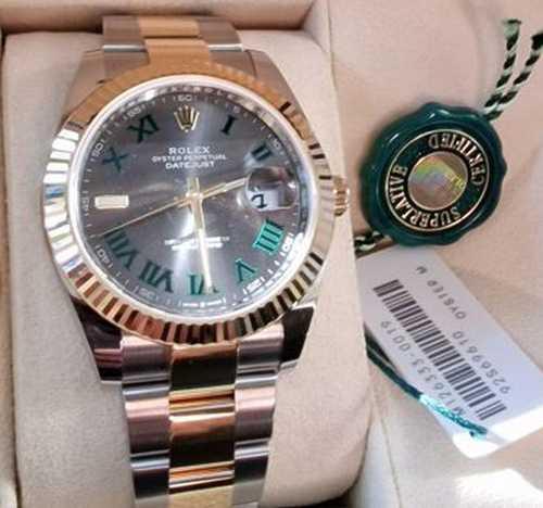 Часы Rolex Datejust Wimbledon 41 new