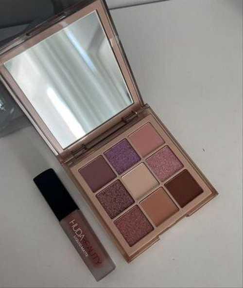 Палетка теней huda beauty