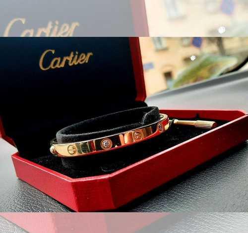 Золотой браслет Cartier