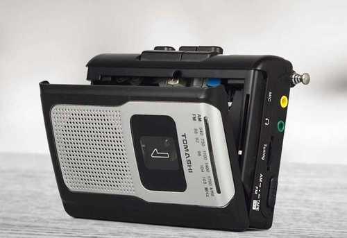 Новый кассетный плеер-диктофон с FM Тomashi F-318A