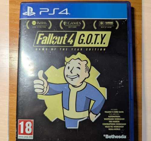 Fallout 4 goty ps4 диск