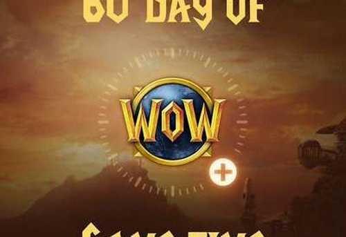 WoW Тайм карта 60 дней игровое время EU RU