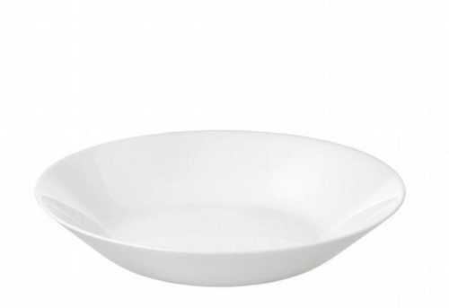Икеа оригинал oftast тарелка глубокая, 20 см,белый