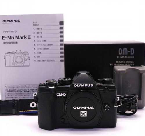 Olympus OM-D E-M5 III body в упаковке (пробег 4900 кадров)