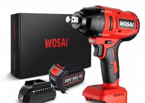 Гайковерт аккумуляторный wosai WS-L10 600 Н*м, 20V