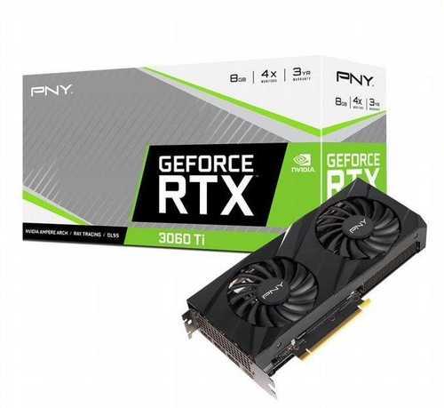 Видеокарта PNY GeForce RTX3060Ti 8GB verto Dual Fa