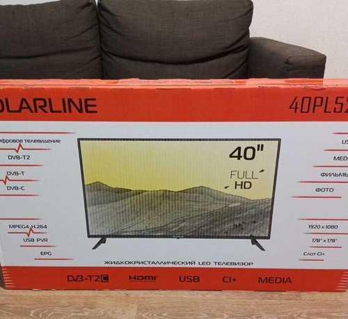 Новый Телевизор Polarline 40 pl52tc
