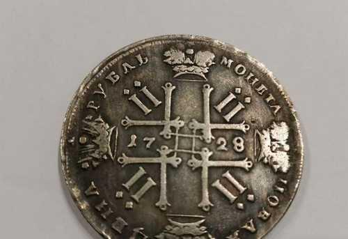 Монета Петра 2