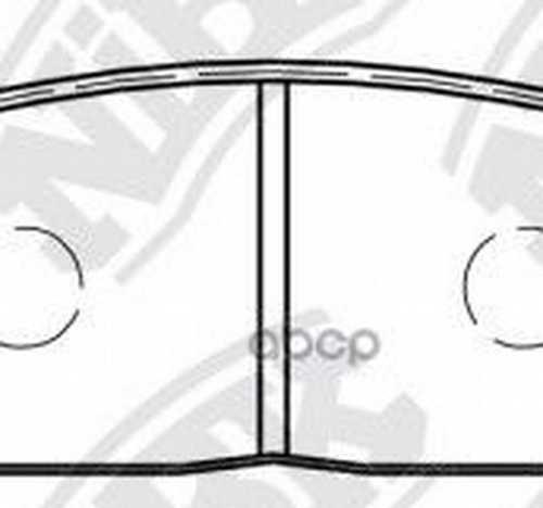 Колодки тормозные дисковые PN6120 PN6120 NiBK