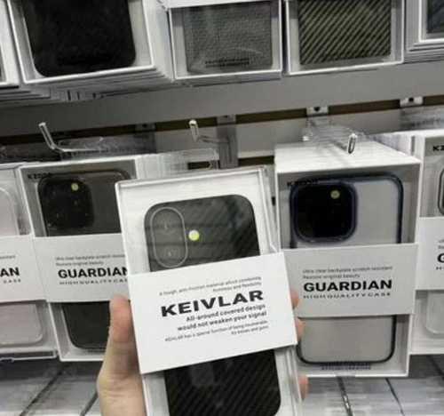 Чехол Kevlar на iPhone 16 / 16 Pro / 16 Pro Max