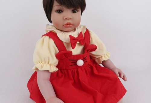 Мягконабивная кукла реборн 56 см