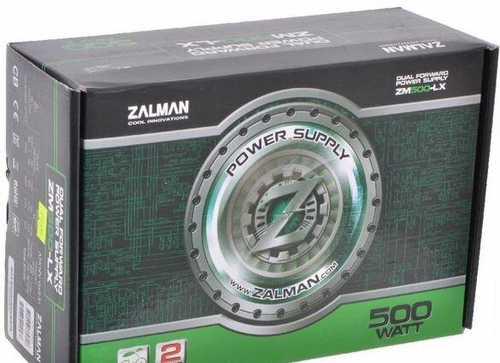 Блок питания zalman ZM500-LX ATX 500W
