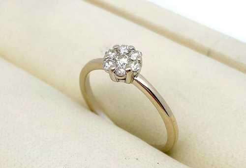 Золотое кольцо с бриллиантом 585пр. размер: 14,6