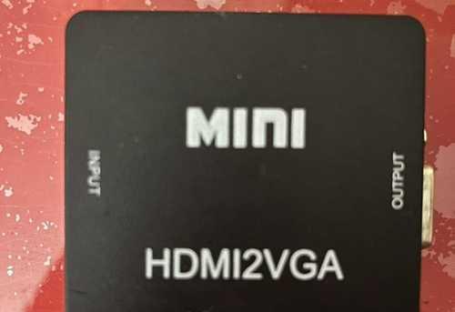 Конвертер-переходник mini hdmi2vga