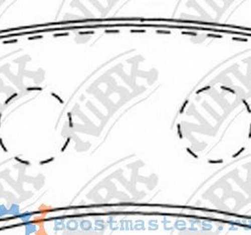 Тормозные колодки Nibk PN1827
