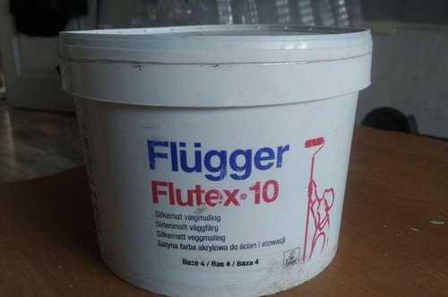Краска акриловая для стен Flugger Flutex 10
