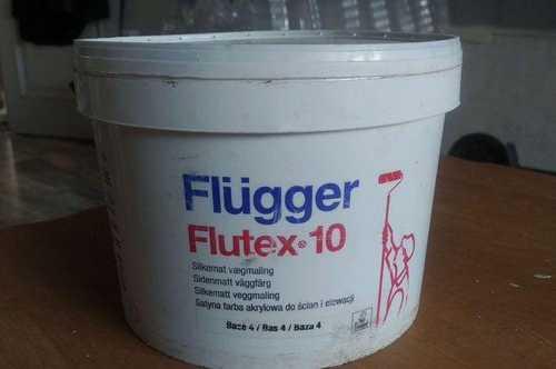 Краска акриловая для стен Flugger Flutex 10