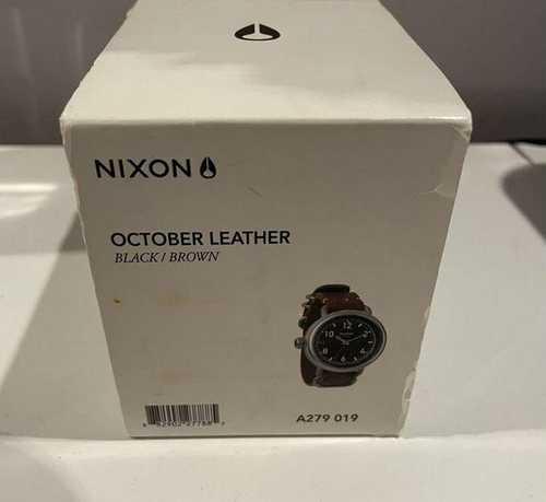 Часы мужские Nixon October Leather