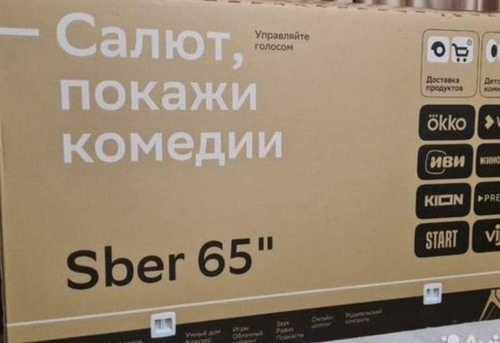 Умный телевизор 4К Sber sdx-65U4124B
