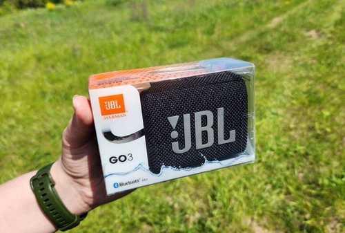 Колонка JBL Go 3, новая. Оригинал