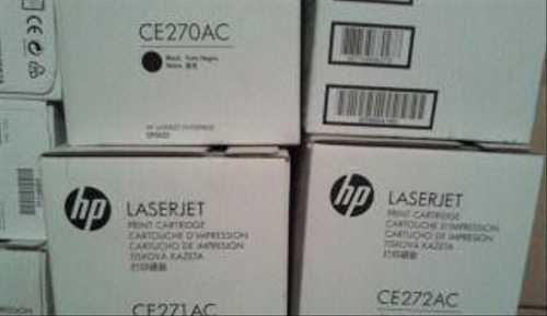 Kартриджи HP CE270AC 271AC 272AC 273AC