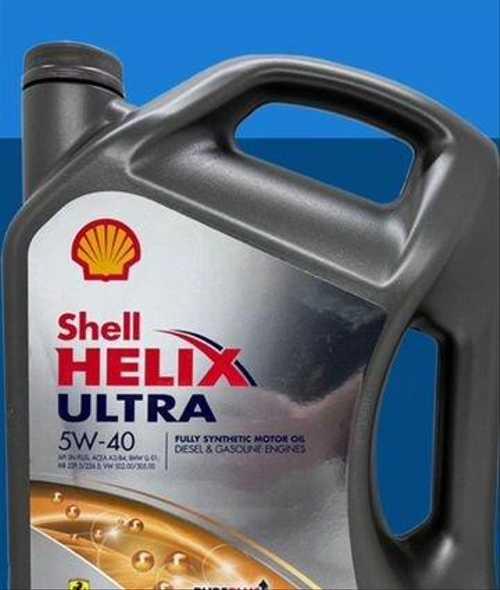 Моторное масло Shell helix ultra 5W-40 Син.4L